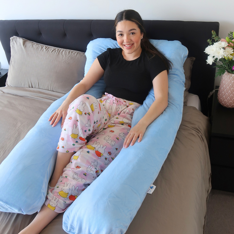 Velvet Pillow Pod Support Pillow
