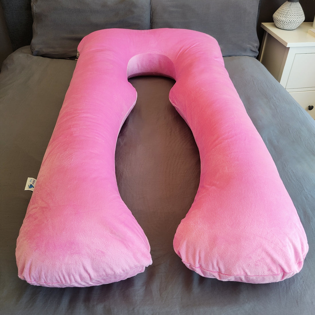 Velvet Pillow Pod Support Pillow
